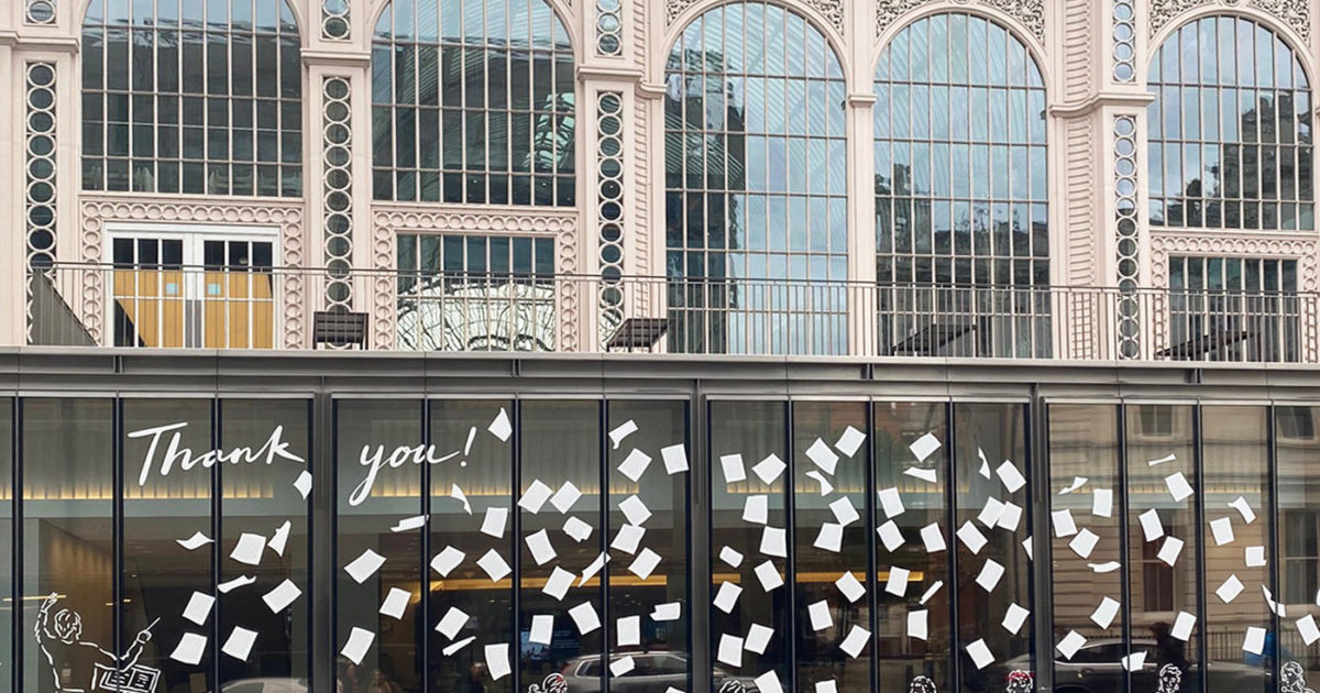 Donors’ Thank You Window | Studio Eger